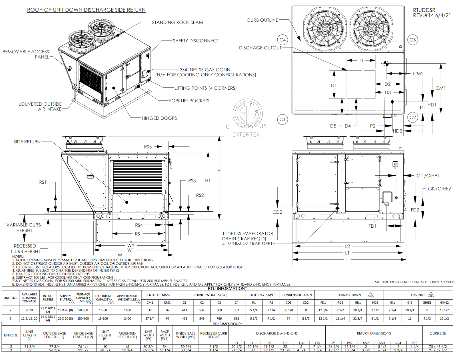 Submittal Drawing