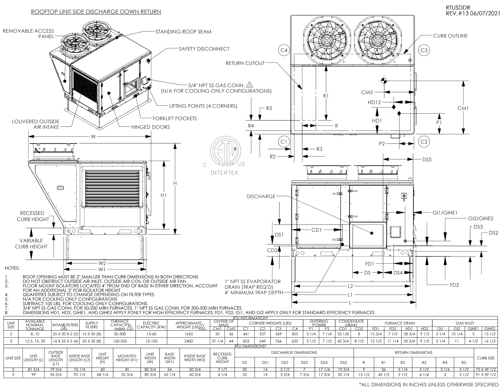 Submittal Drawing