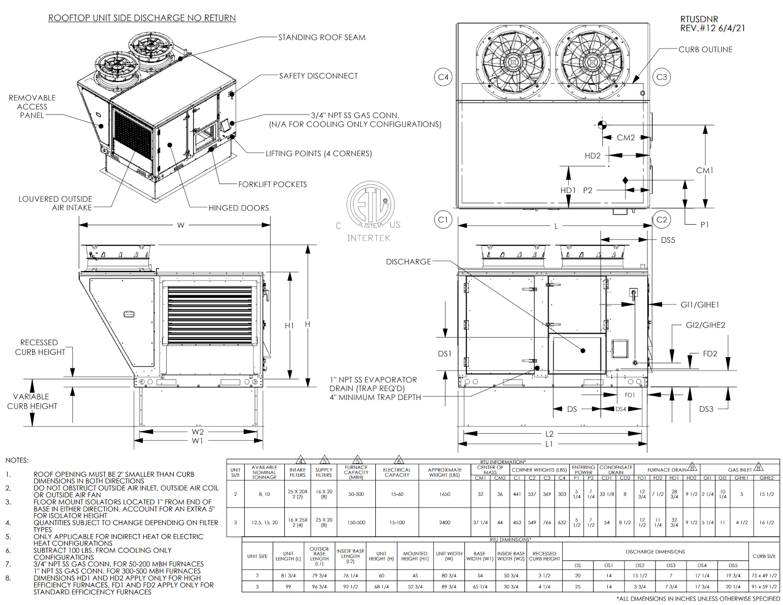 Submittal Drawing