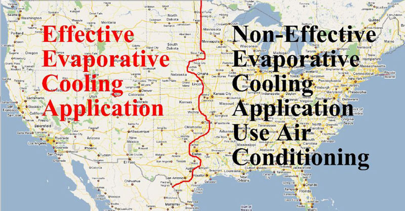 US Evap Map - CaptiveAire